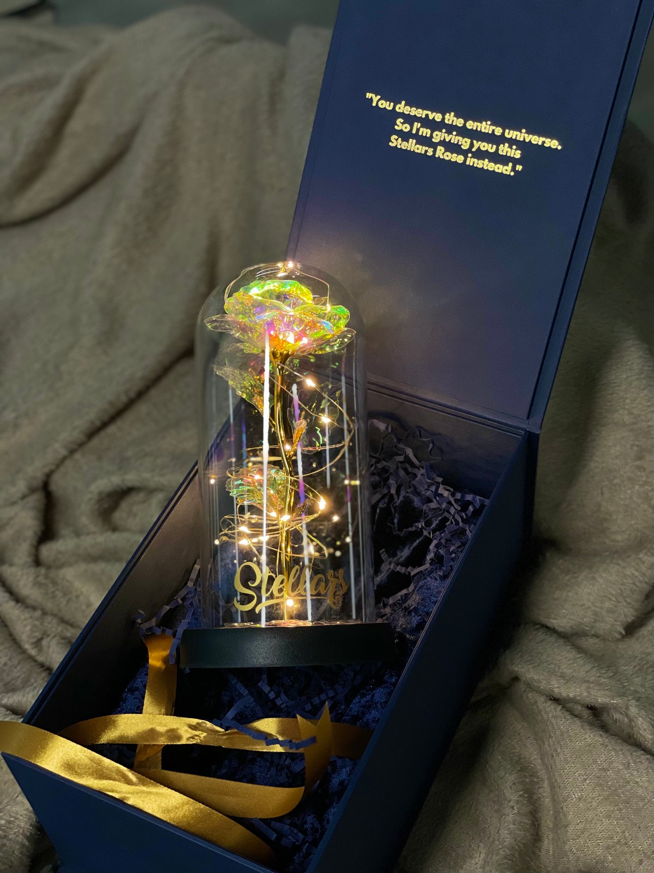 Beauty and the Beast with Stellar's Signature Rose in Glass Dome – Stellars Philippines